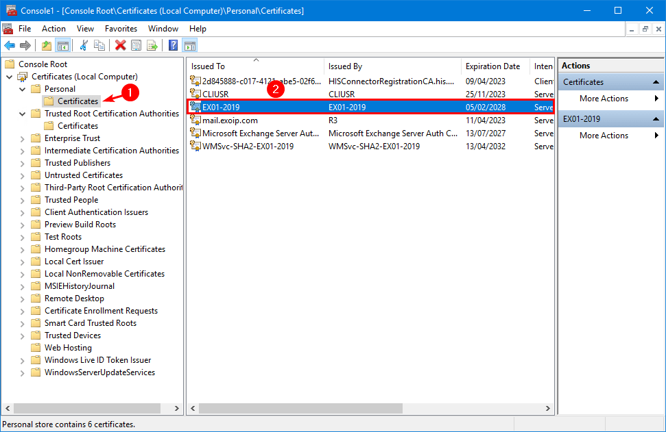 Renew Microsoft Exchange certificate - ALI TAJRAN